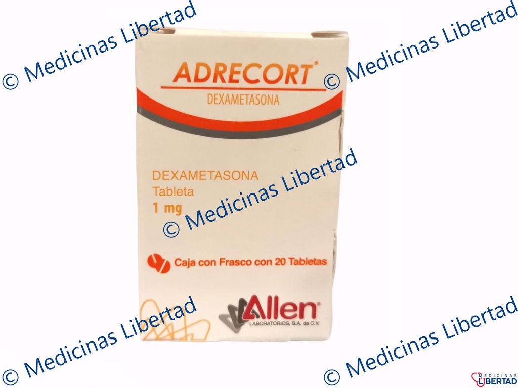ADRECORT 1MG TABLETAS C/20 | Medicinas Libertad